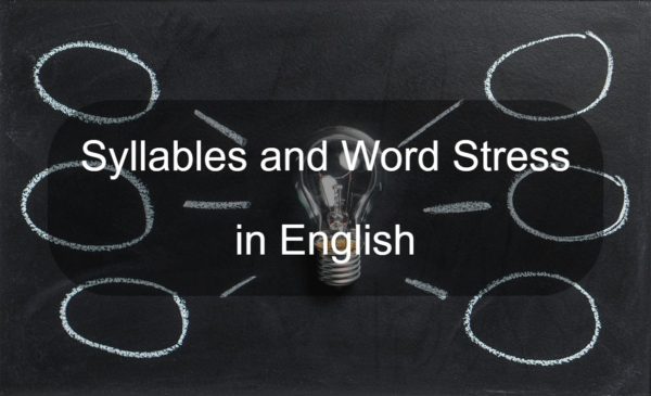 Syllables and Word Stress in English | ESL Fluency