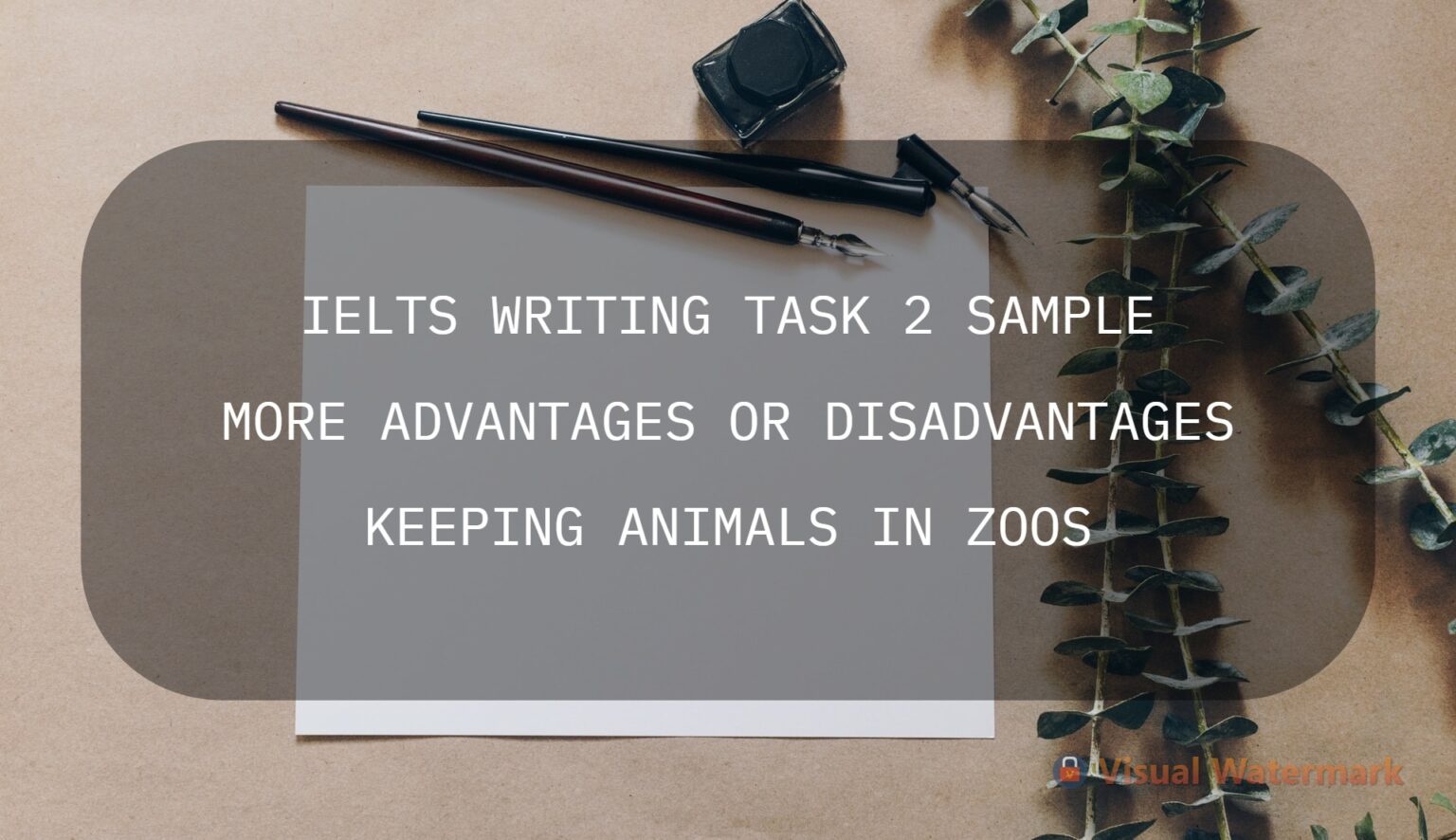 IELTS Writing Task 2 Sample | Animals Living in Zoos | ESL Fluency